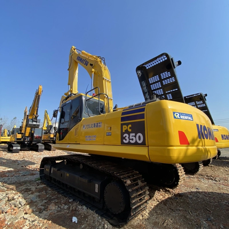 Almost New Used excavator Komatsu PC350 35tons large escavatore ...