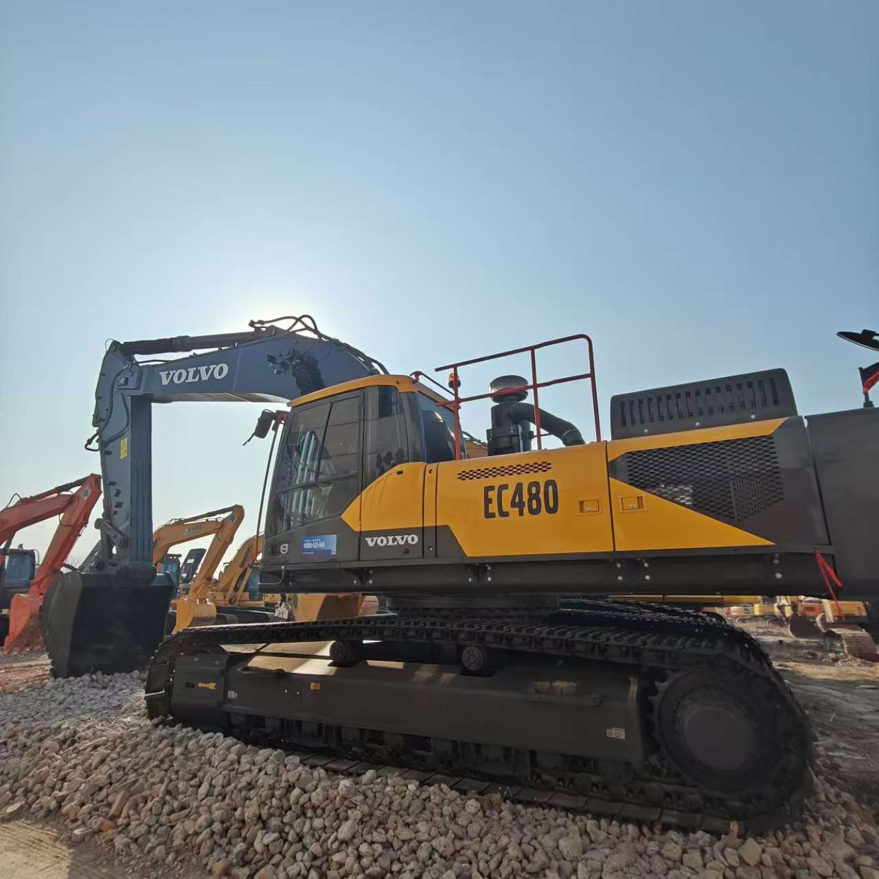 Volvo EC480 Used Excavator Secondhand Heavy Duty Equipment Construction ...