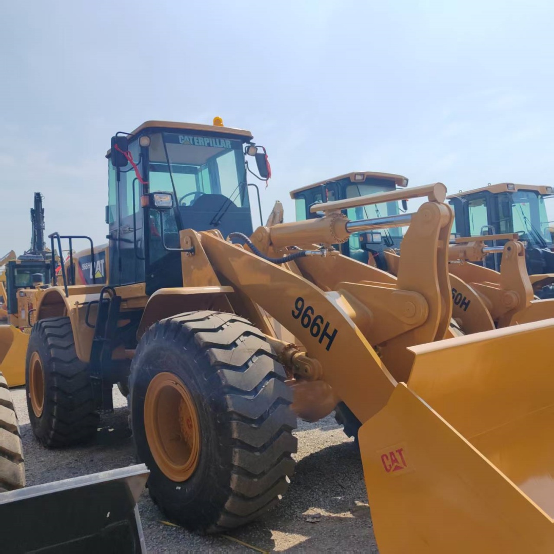 High Performance Cat 966H Used Wheel Front Loader Construction ...