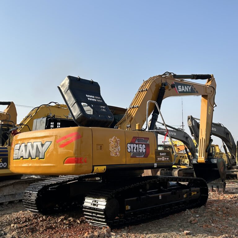 Original Excavators Used Sany SY215C Secondhand Hydraulic Crawler ...