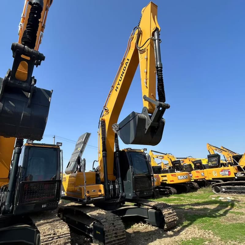 22Ton Hyundai 220LC-9S Used Excavator Hydraulic Earthmoving Crawler ...