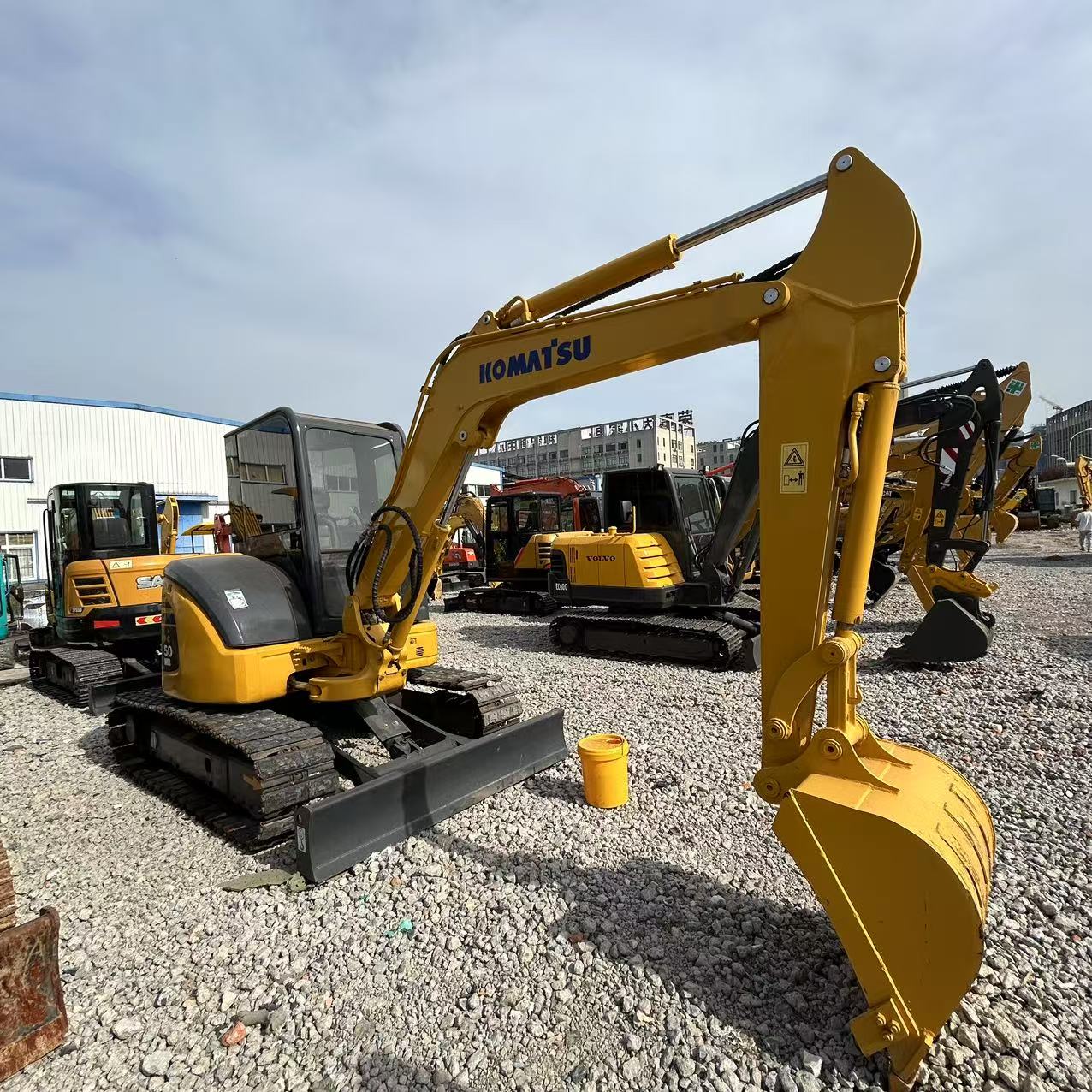 Used Mini Excavator Komatsu PC50MR Secondhand Digger PC18 20 30 35 55 ...
